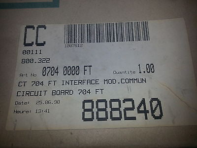 704-FT 704FT S2001 bobst registron interface mod.commun circuit board ...